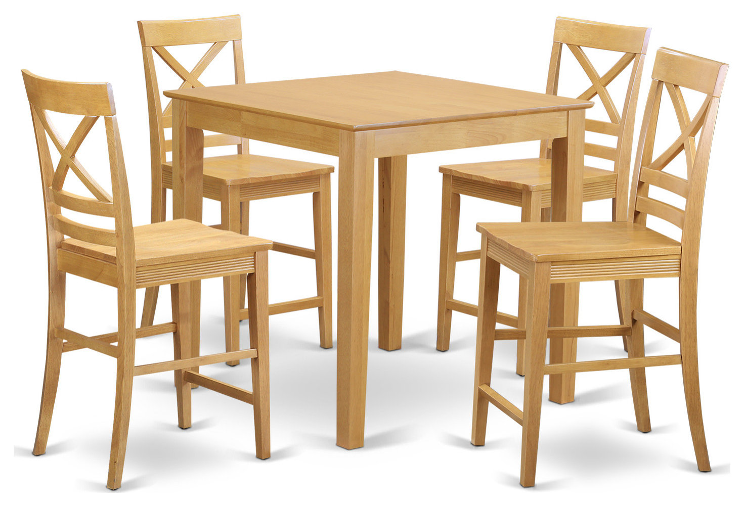 3 Pc Counter Height Table, Chair Set-Pub Table, 2 Counter Height Chairs ...