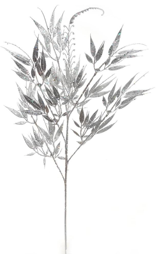 29" Glittering Bamboo Spray Faux Branches - Modern - Artificial Plants ...