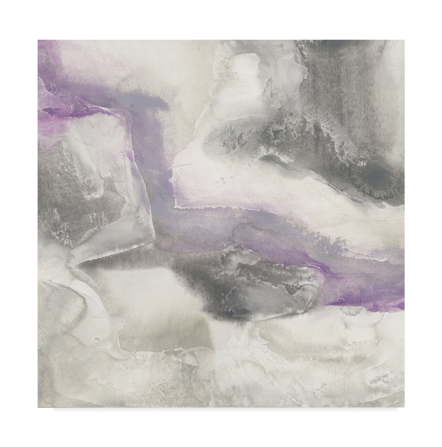 Chris Paschke 'Shades Of Amethyst I' Canvas Art, 14"x14" - Contemporary ...