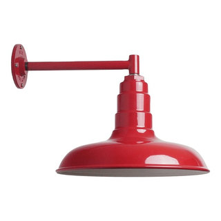 Farmhouse Wall Barn Light, The Topanga, 11" Straight Arm - Farmhouse ...