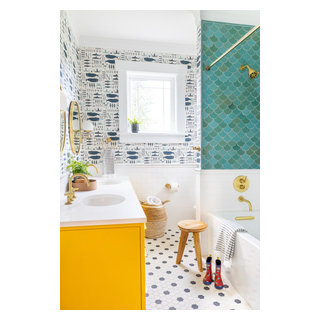 Green Lake Bathroom - Transitional - Bathroom - Seattle - by Archer ...