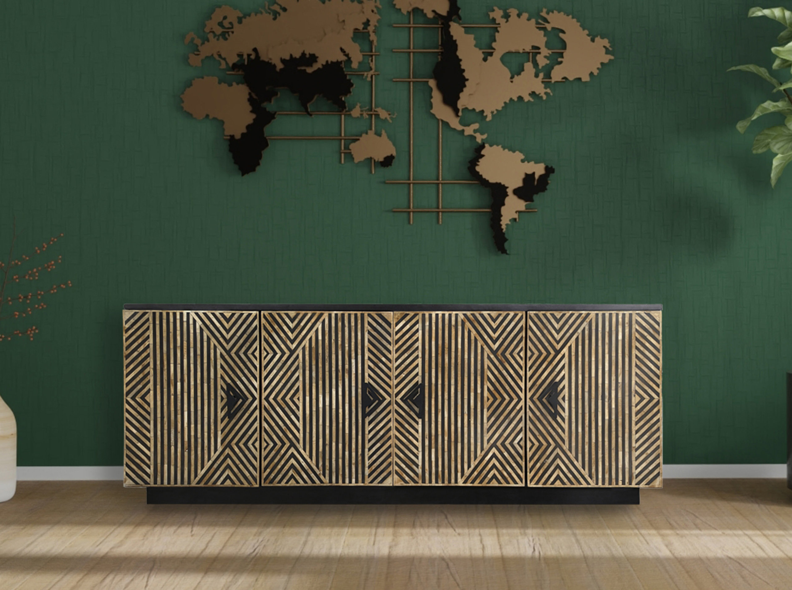 Parker House Crossings Chaka 81" Console - Transitional - Console ...
