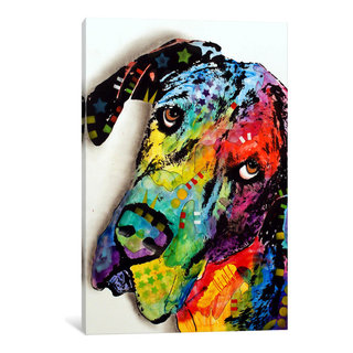 "Tilted Dane Gallery" by Dean Russo, 12x8x0.75", 18x12x1.5 ...