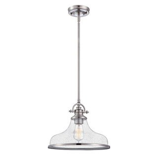 1 Light Pendant-Brushed Nickel Finish - Pendants - 71-BEL-4423651 ...
