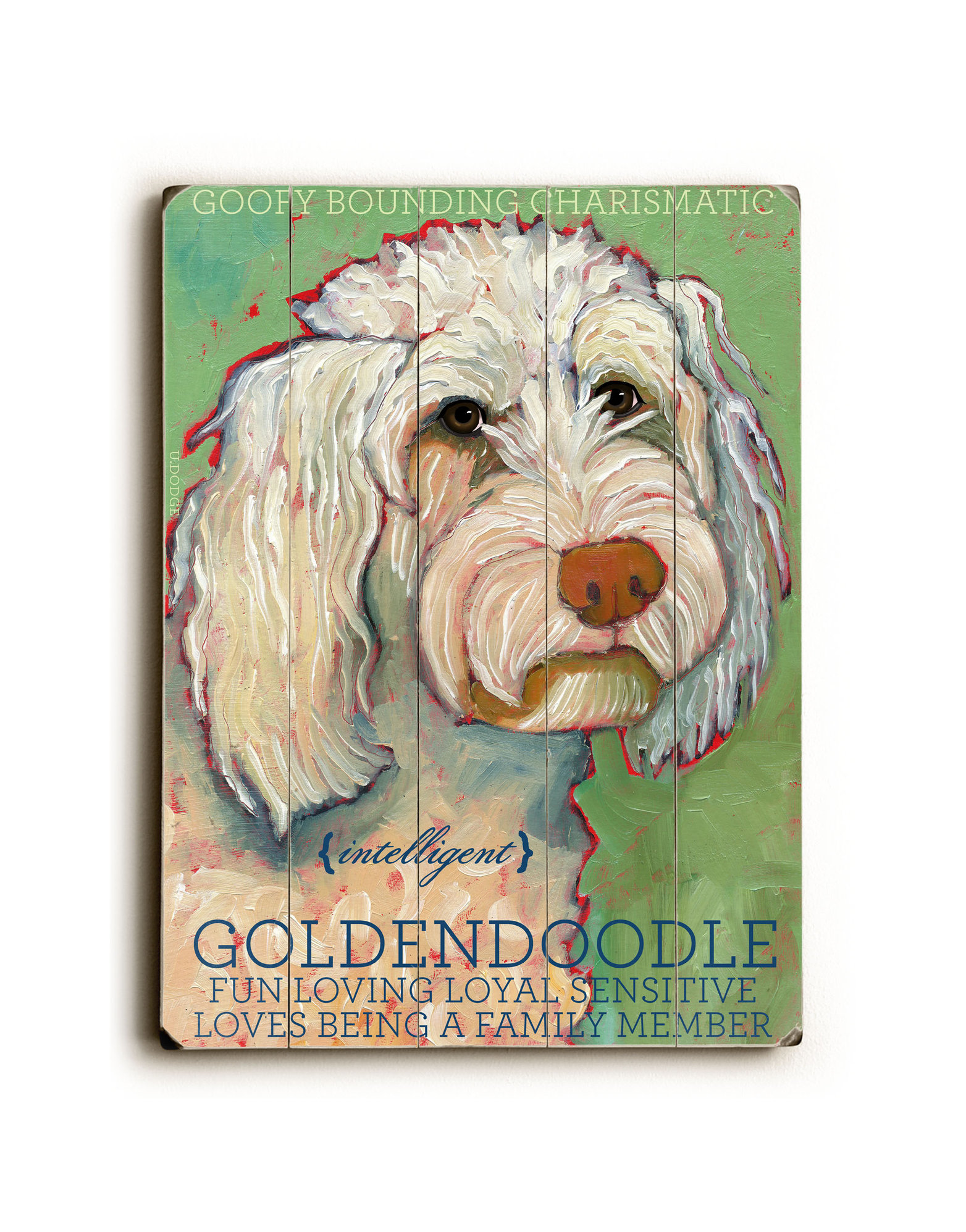 Goldendoodle Wooden Sign, 40x30 - Contemporary - Novelty Signs - by ...
