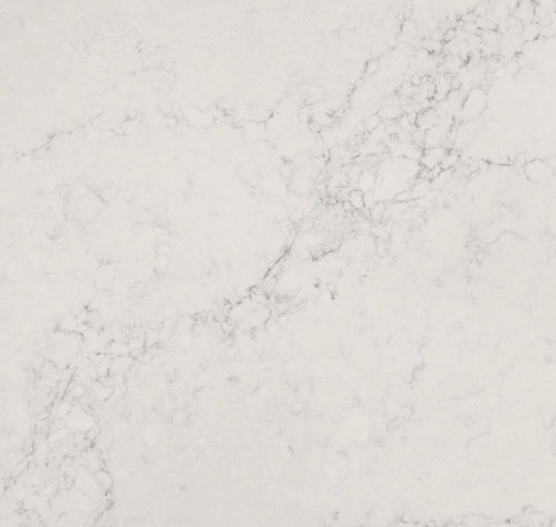 Alabaster cabinets and quartz countertop choices