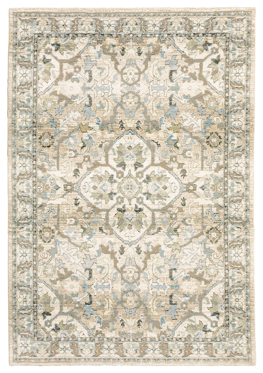 Oriental Weavers Sphinx Andorra 9818G Rug, Beige/Ivory, 7'10"x10'10 ...