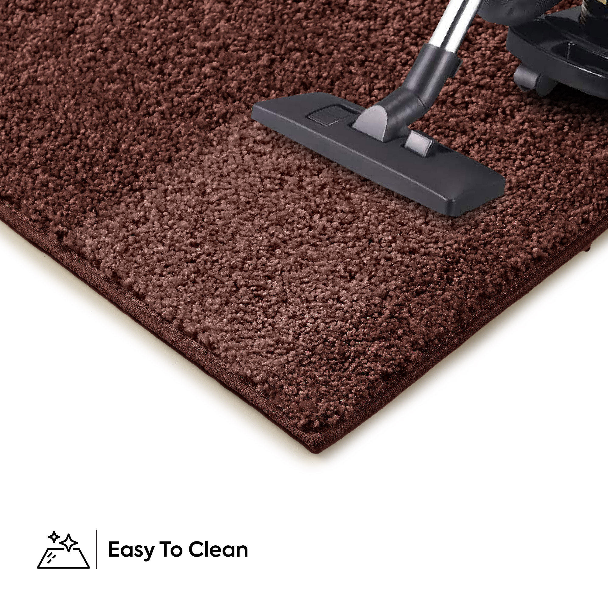 Modern Plush Solid - Pet and Kids Friendly Made in USA, Area Rug, 6 ...