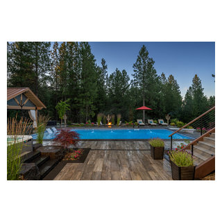 Pinewood Paradise - Craftsman - Pool - Seattle - by Alderwood Landscape ...