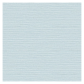 Hazen Light Blue Shimmer Stripe Wallpaper, Swatch - Contemporary ...