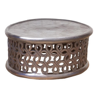 Exceptional Large African Floral Bamileke Table - Mediterranean ...