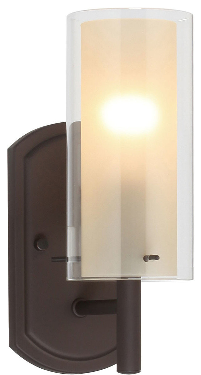 Volume Lighting 4071 Regina 1 Light 11" Tall Bathroom Sconce ...