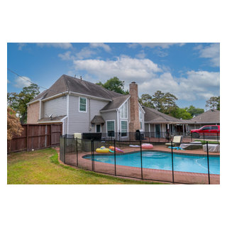 Hardie Custom Colonial Re-side - Traditional - Exterior - Houston - by ...