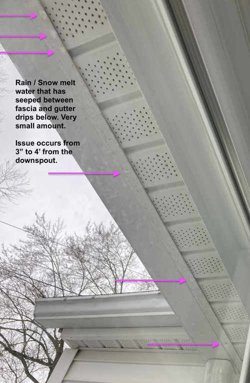 Is this worth following up on Gutter / Fascia / rain-snow drips?