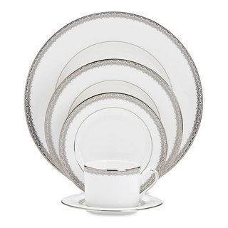 Lenox Lace Couture Bone China 5 Piece Dinnerware Place Setting ...