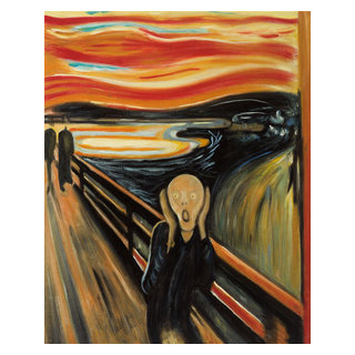 The Scream - Modern - Paintings - by overstockArt | Houzz