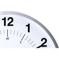 kieragrace KG Contemporary Synchro Silent Wall Clock Silver Plastic ...