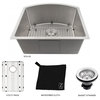 ZLINE 22 In. Under Mount Sink, Stainless Steel, Single Bowl, SCS-22 ...