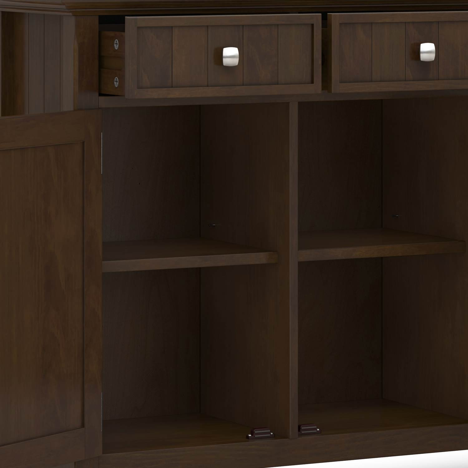 Acadian SOLID WOOD Wide Entryway Storage Cabinet - Craftsman - Storage ...