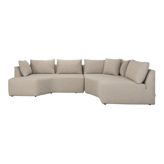 Modern Right Modular Sofa, Zuiver Prosper - Modern - Sectional Sofas ...