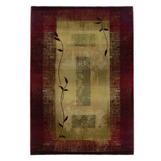 Oriental Weavers Sphinx Generations 544X1 Dark Red Rug, 2'3"x4'5 ...