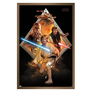 Star Wars: Original Trilogy - Heroes Badge, 22.375" x 34 ...