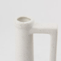 Burton Off-White Ceramic Jug Style Vase, 11" - Transitional - Vases ...