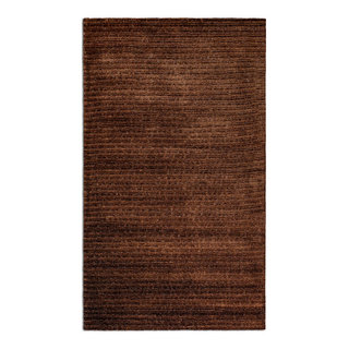 8" x 10" Brown Modern Shimmery Area Rug - Contemporary - Area Rugs - by ...