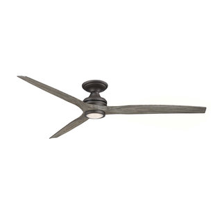 Fanimation Spitfire 72" Fan/LED Light, Matte Greige - Transitional ...