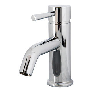 Biezi Single Hole Single Handle Bathroom Faucet, Polished Chrome ...