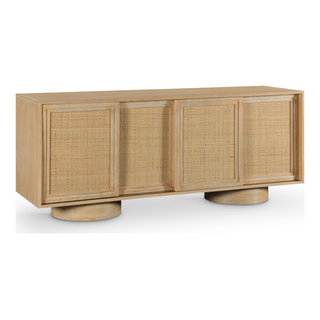 Windsor Rubberwood Sideboard / Buffet, Natural - Tropical - Buffets And ...