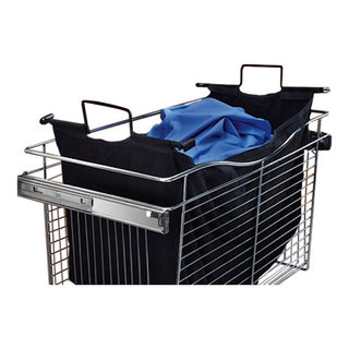 28-3/4" x 14-5/8" x 18" Black Hamper Bag Insert Rev-A-Shelf CHBI-301618 ...