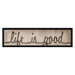 Life is Good Framed Sign - Contemporary - Prints And Posters - by Art ...