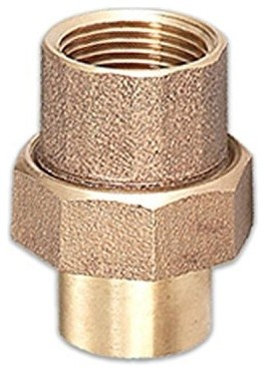 Nominal Lead Free Copper Straight Union With Sweat Sockets, 0.5", 0.375 ...