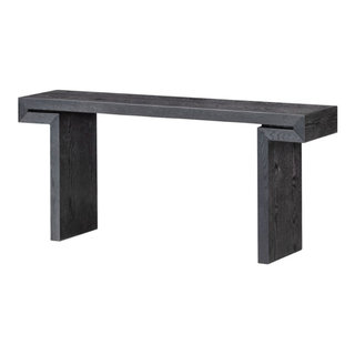 Maya console Table Ebony Oak - Transitional - Console Tables - by Mandalay Home Furnishings, Inc ...