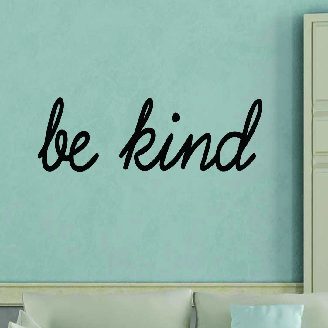 VWAQ Be Kind Wall Decal Inspirational Quotes, 10"x30" - Contemporary ...