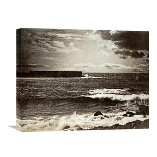 "The Great Wave, Sete" Stretched Canvas Giclee by Gustave Le Gray, 16 ...