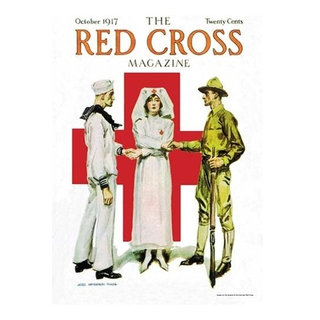 The Red Cross Magazine, October 1917, 12" x 18" - Traditional - Prints ...