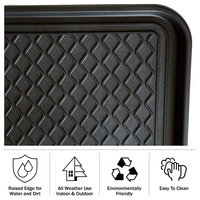 Large All-Weather Indoor/Outdoor Boot Tray Weather-Resistant Plastic ...