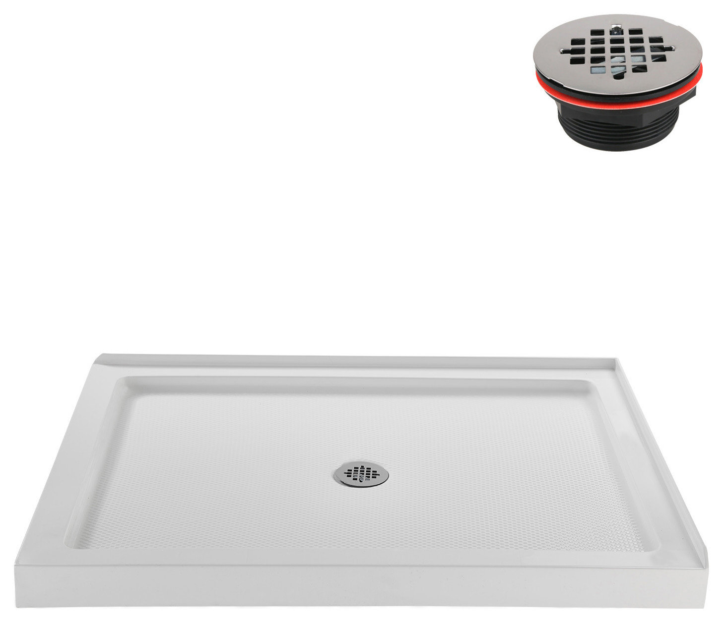 Streamline 48"x36" Corner Acrylic Shower Base - Modern - Shower Pans ...