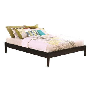 Coaster Hounslow Transitional Wood Full Platform Bed in Cappuccino ...
