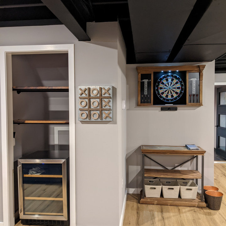 75 Exposed Beam Basement Ideas You'll Love - February, 2025 | Houzz