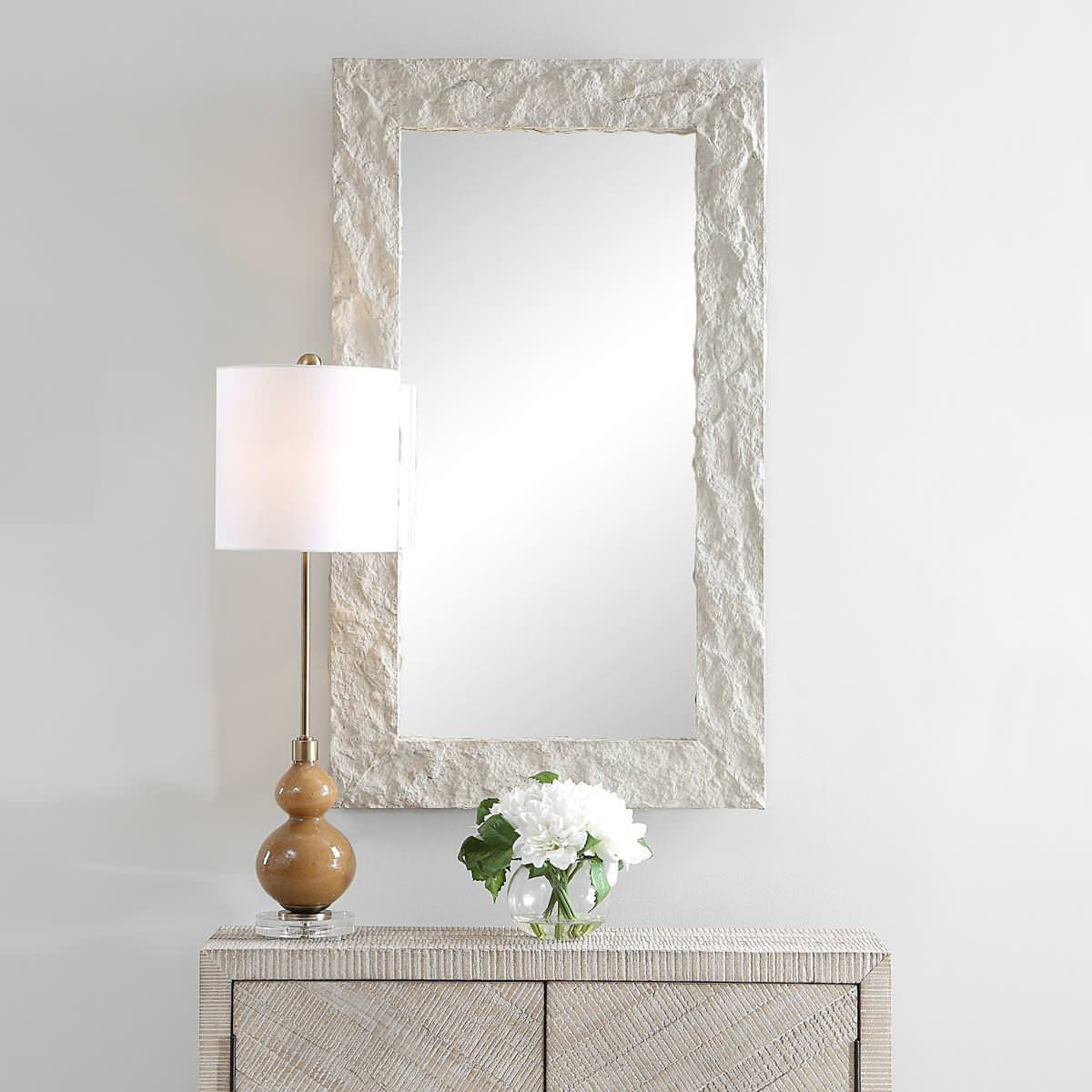 Quarry Wall Mirror, Aged Ivory - Transitional - Wall Mirrors - by ...