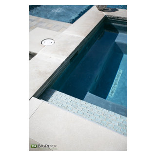 Tile For Hot Tub - Contemporary - Pool - Salt Lake City - by Big Rock ...