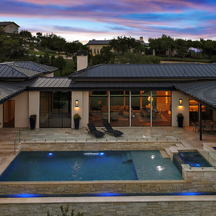 75 Beautiful White Stone Exterior Home Pictures & Ideas - August, 2020 ...