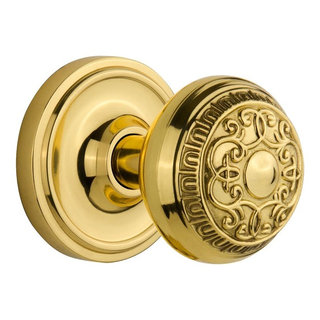 Nostalgic Passage-Classic Rose-Egg and Dart Knob - Traditional - Door ...