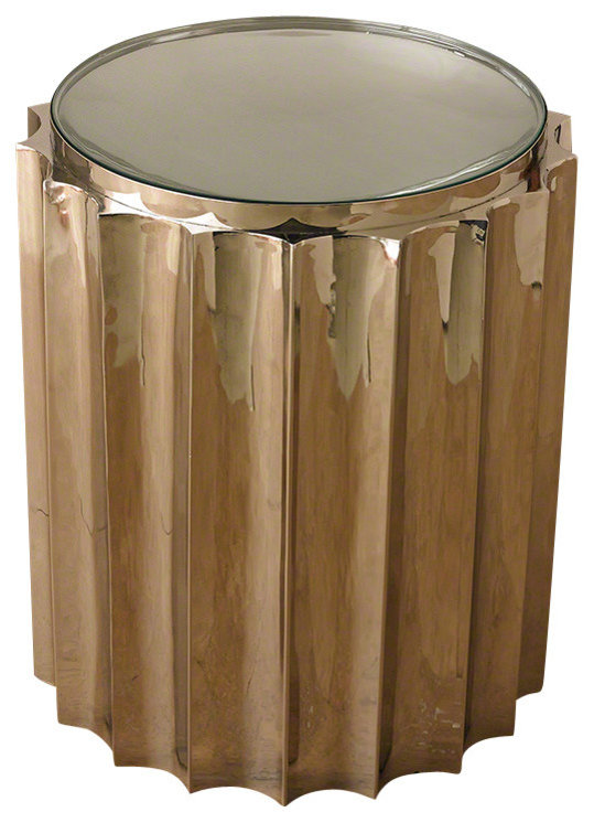 Fluted Column Table - Transitional - Side Tables And End Tables - by ...