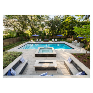 Outdoor Living Space - McLean, VA - Modern - Pool - DC Metro - by Eden ...