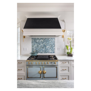 Fireside Gourmet Kitchen - Traditional - Kitchen - Boston - by ...