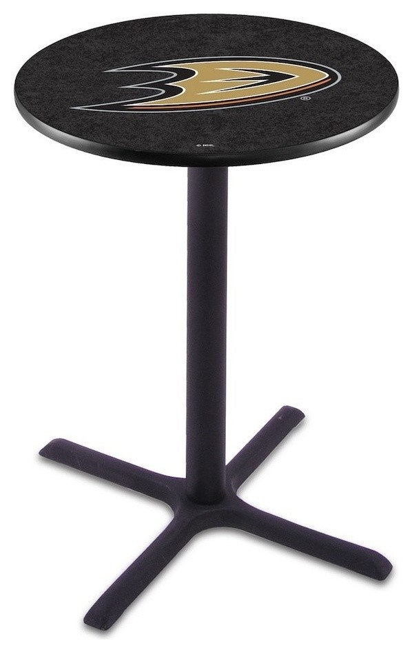 Anaheim Ducks Pub Table, 36"x36", 36"x36" - Contemporary - Indoor Pub ...